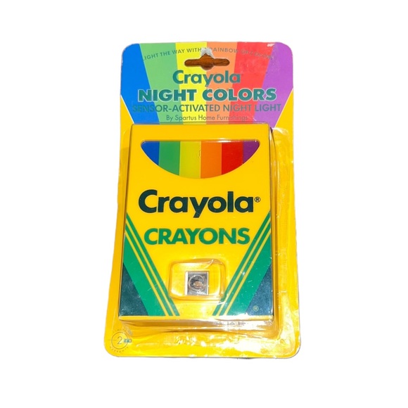 Crayola | Other | Vtg 9s Crayola Night Colors Crayola Crayons Box Night ...